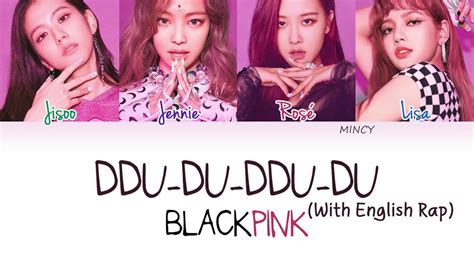 Blackpink Ddu Du Ddu Duwith English Rap Youtube