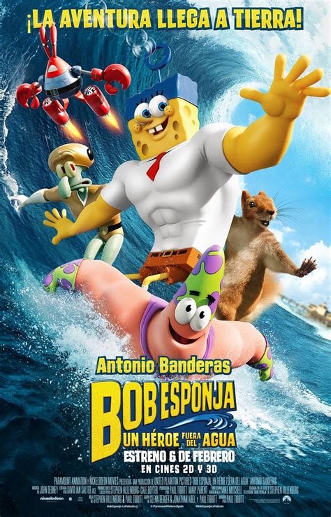 Bob Esponja Un héroe fuera del agua Película 2015 SensaCine