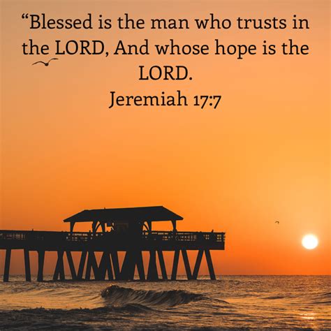 Jeremiah Blessed Is The Man Who Trusts In The Lord And Whose Trust