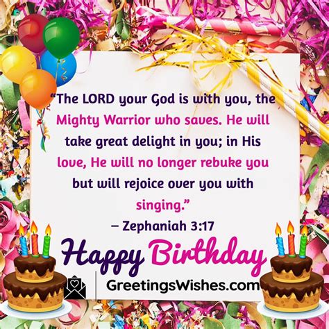 Bible Verses For Birthday Blessings Wishes Greetings Wishes