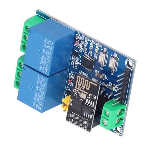YOSOO Module Relais WiFi Relais WiFi Double Canal 12V ESP8266 Module De