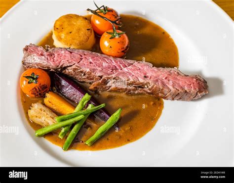 Fine Dining Food Presentation Steak