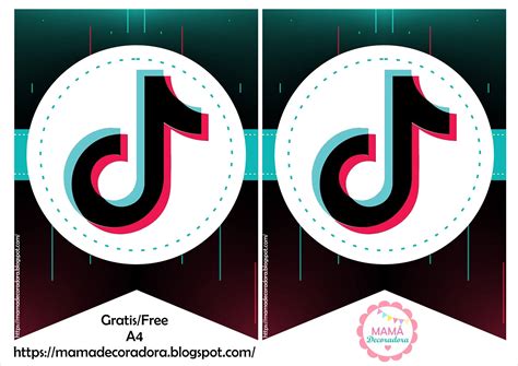 Mamá Decoradora Kit imprimible de Tik Tok