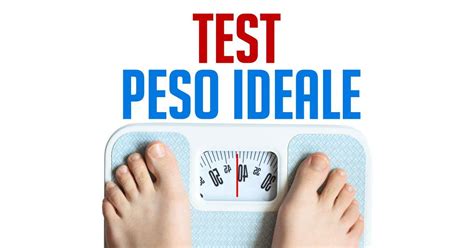 Peso Ideale E BMI Calcola Il Peso Ideale Con Un Facile Test