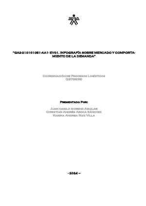 Informe conceptos cadena de suministros 1 Evidencia AA1 EV Tecnología
