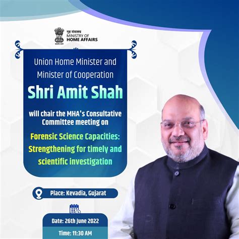Hmo India On Twitter Union Home Minister And