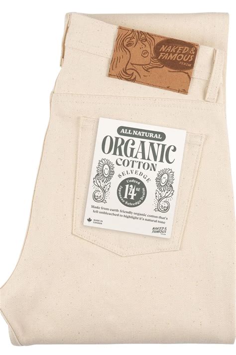 Naked Famous Weird Guy All Natural Organic Cotton Selvedge