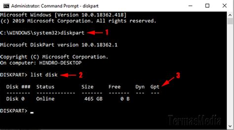 2 Cara Memeriksa Tipe Partisi Hard Disk MBR Atau GPT