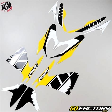 Kit déco MBK Nitro Yamaha Aerox 1998 2012 Kutvek type anniversary