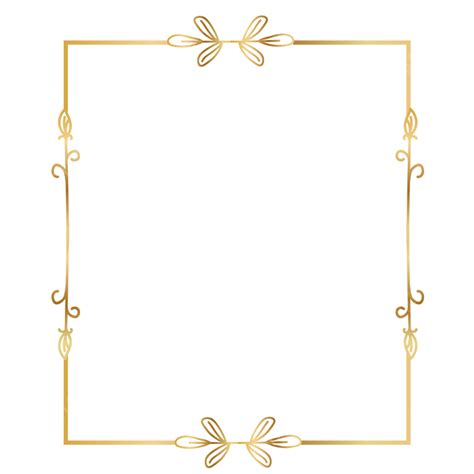 Dise O De Marco De Borde De Cartel Dorado Png Dibujos Dorado Marco