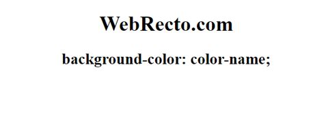 How To Set Background Color In CSS
