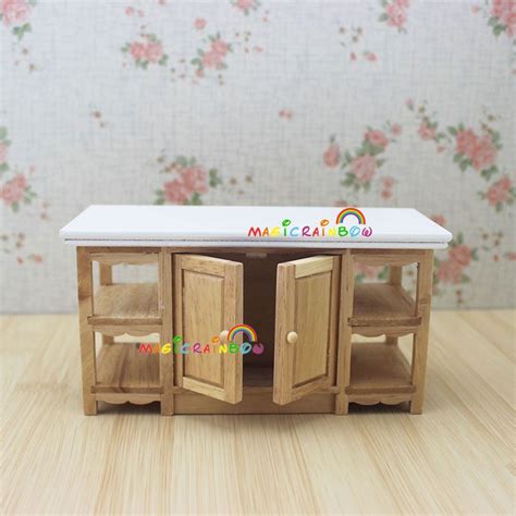 Casa de boneca Brinquedos De Madeira Armário de Cozinha Móveis Exaustor