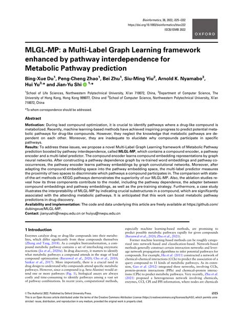 pdf mlgl mp a multi label graph learning framework enhanced by pathway interdependence for