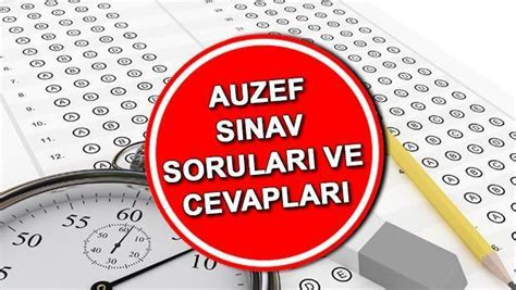 AUZEF SORULARI CEVAP ANAHTARI KİTAPÇIĞI 2023 2024 İÜ AUZEF sınav