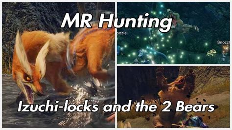 Monster Hunter Rise Sunbreak Hunting Mr Izuchi And Arzuros Youtube