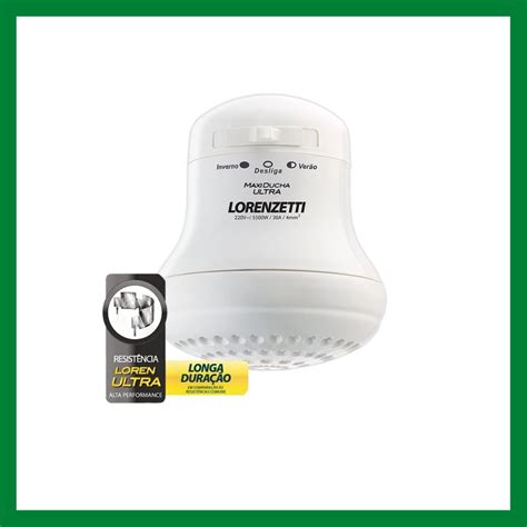 Chuveiro Lorenzetti Maxi Ducha Ultra Branco 5500W Shopee Brasil