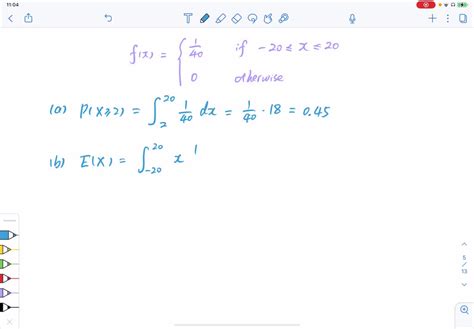 solved a pdf for a continuous random variable x is given use the pdf to find a p x ≥2 b e