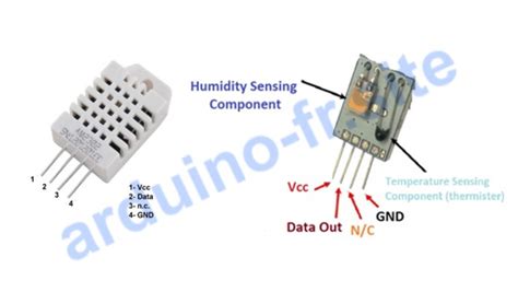 Guide Arduino Utiliser Capteur Dht Datasheet Pinout Code C Blage