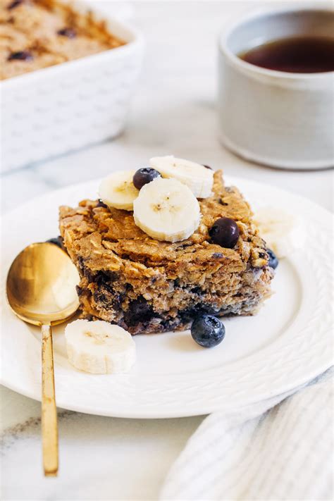 Blueberry Banana Baked Oatmeal Making Thyme For Health