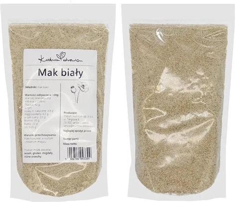 Kuchnia Zdrowia Mak Biały 1kg Ceny i opinie Ceneo pl