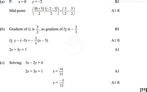 a level edexcel maths questions straight lines revisely