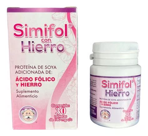 Simifol Cido F Lico Y Hierro C Psulas Mercadolibre
