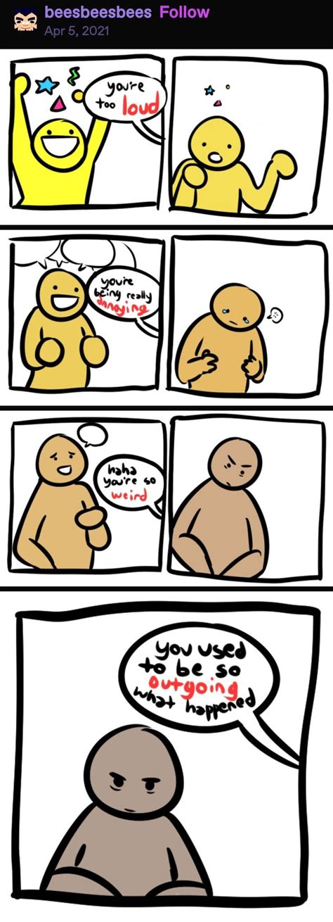 An Animated Comic Strip With Teddy Bears Talking To Each Other And The