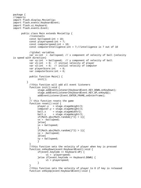 pong code pdf computer programming computer science