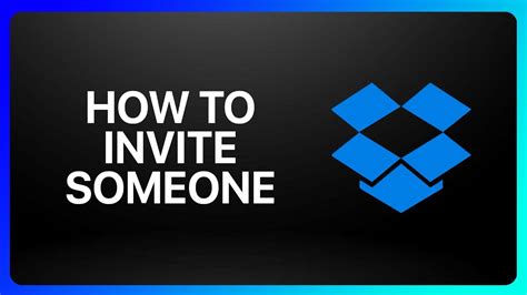 How To Invite Someone To Dropbox Tutorial YouTube