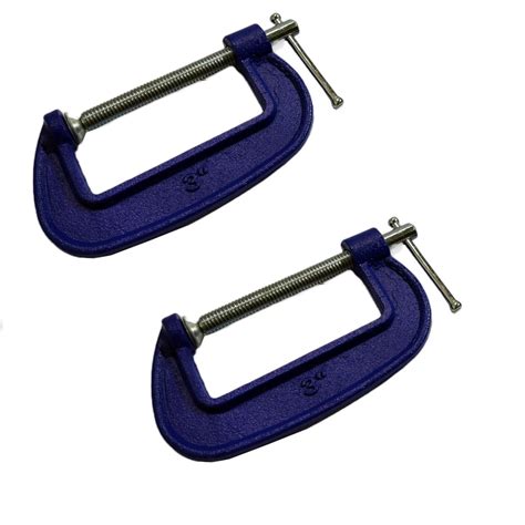 Kit 2 Grampo Sargento Tipo C 3 Pol em Ferro Reforçado Rayco Shopee