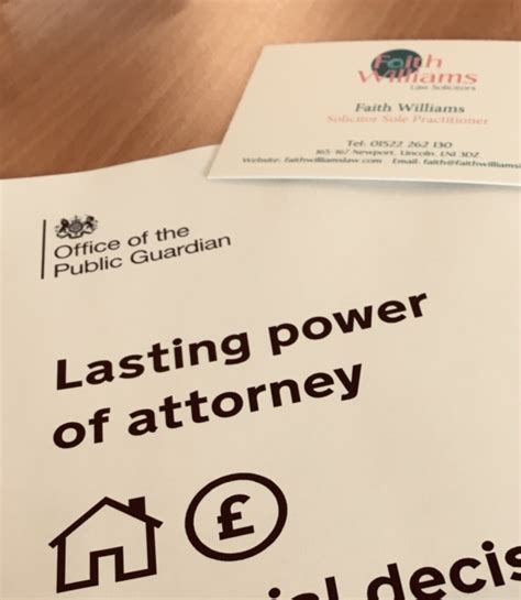 Lasting Power Of Attorney Wills And Codicils Solicitors Faith