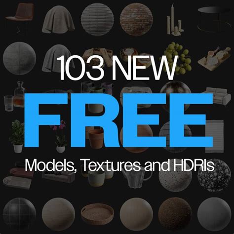 103 New FREE Models Textures And HDRIs From Poliigon Cgtricks