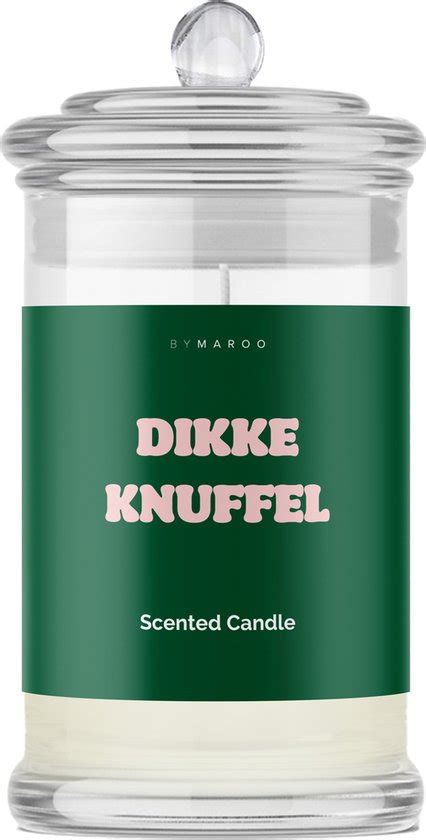 Lief Cadeau Voor Vrouw Man By Maroo Geurkaars Met Tekst Vanille In