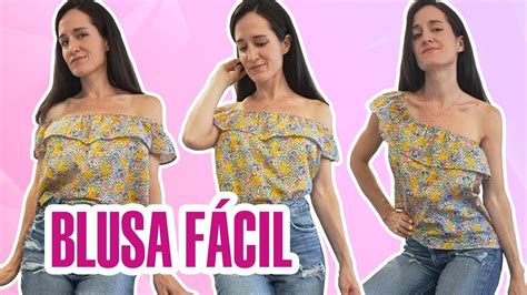 Cómo hacer una BLUSA SIN HOMBROS o CAMPESINA sin patrón moldes