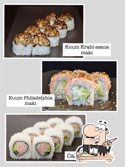 Speisekarte Von Gurmee Sushi Restaurant Tallinn