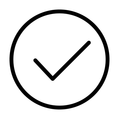 Simple Round Checkbox Option Vector Vector Art At Vecteezy