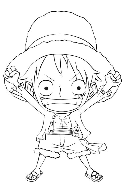 Coloriage Luffy à Imprimer ColoriageManga