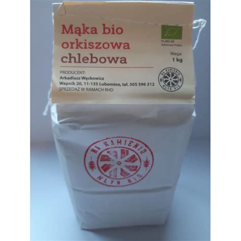 Mąka orkiszowa chlebowa bio 1 kg