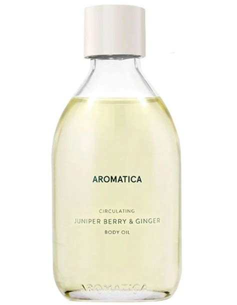 Aromatica Circulating Body Oil Juniper Berry And Ginger 100ml Myer