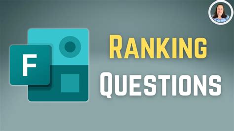 How To Create Ranking Questions In Microsoft Forms Youtube