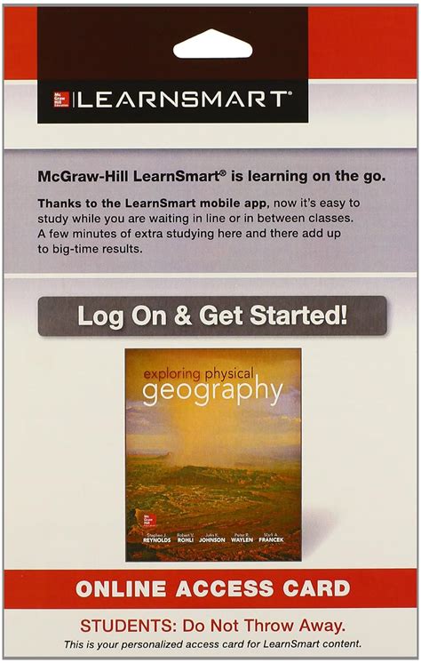 Learnsmart Standalone Access Card For Reynolds Exploring Physical