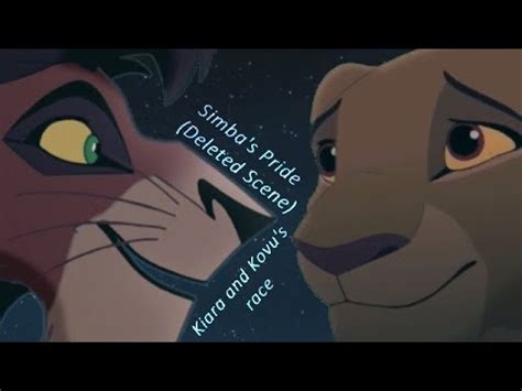 The Lion King Simba S Pride Deleted Scene Kiara And Kovu S Race