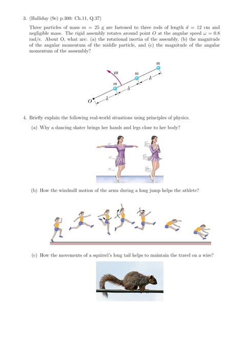 lecture notes in physics questions torque rotational inertia and angular momentum