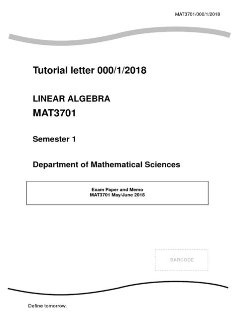 2018 exam papers with solutions pdf eigenvalues and eigenvectors functions and mappings