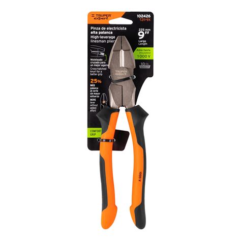 Ficha Tecnica Pinza Para Electricista 9 Alta Palanca Mango Comfort Grip