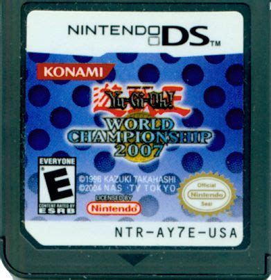 Yu Gi Oh World Championship 2007 Cover Or Packaging Material MobyGames