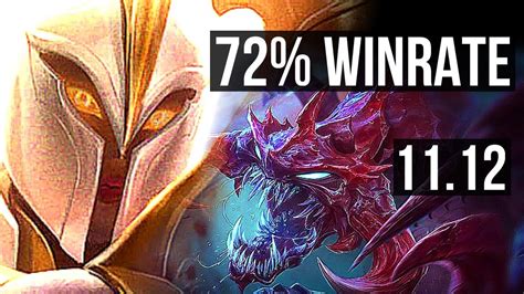 KAYLE Vs CHO GATH TOP 72 Winrate Quadra Legendary 18 4 13 TR