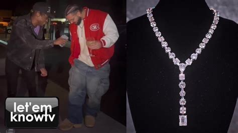 Drake Just Revealed The Cost Of His Necklace Made Of 42 Engagement