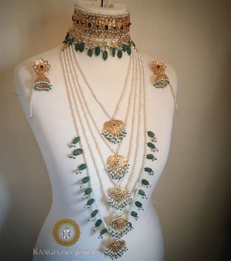 Bespoke Designer Traditional Jewellery Kundan Polki Choker Mala Tikka