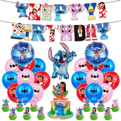 Buy Lilo Stitch Party Supplies Ksopsdey 35 Pieces Lilo Stitch